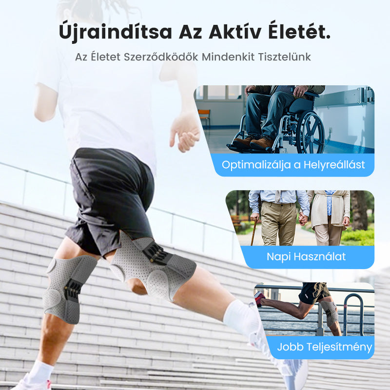 🔥[ M-XL]🏃‍♂️Állítható térdvédő erősítő sporthoz – Vordela