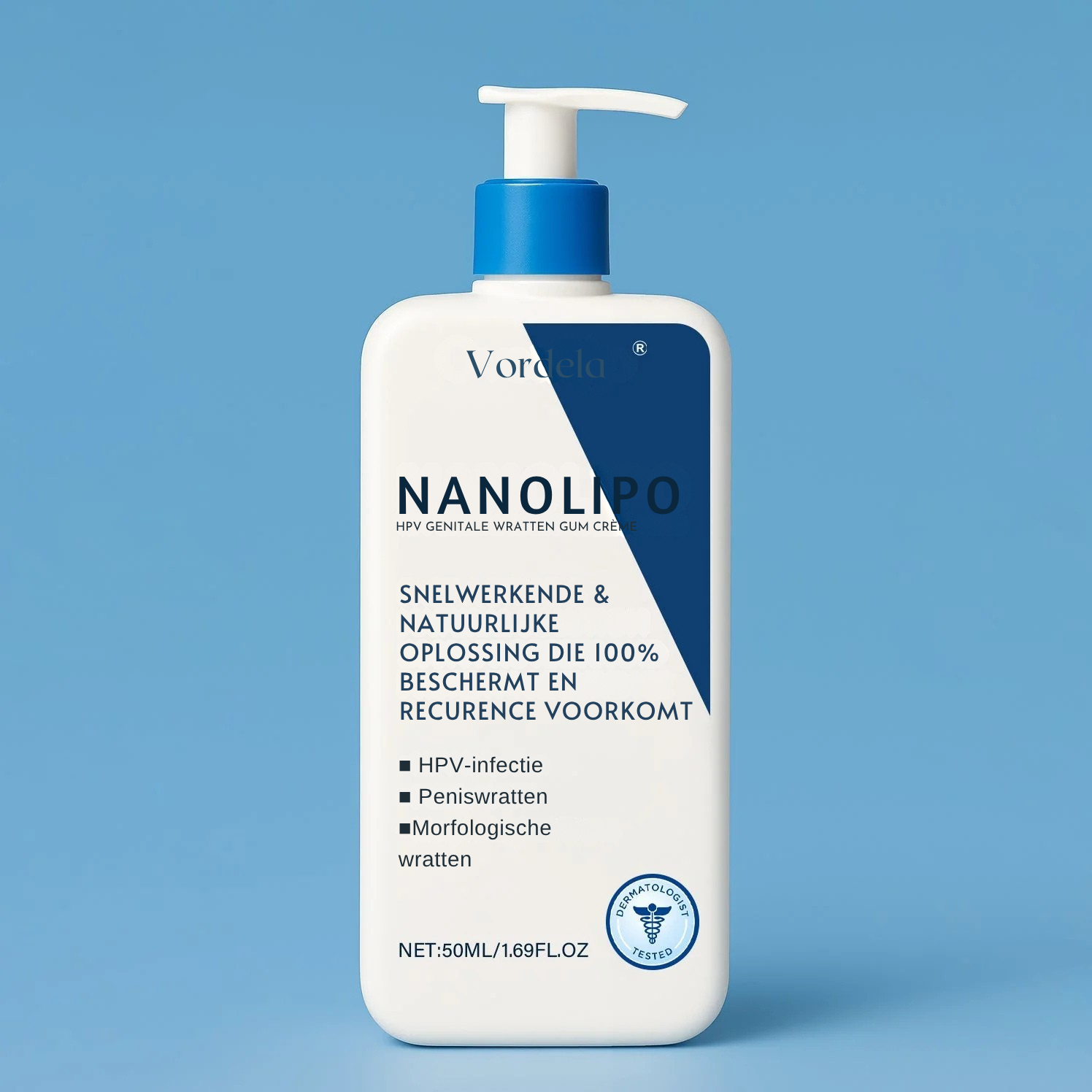 Vordela® NanoLipo HPV Genitale Wratten Waser Crème